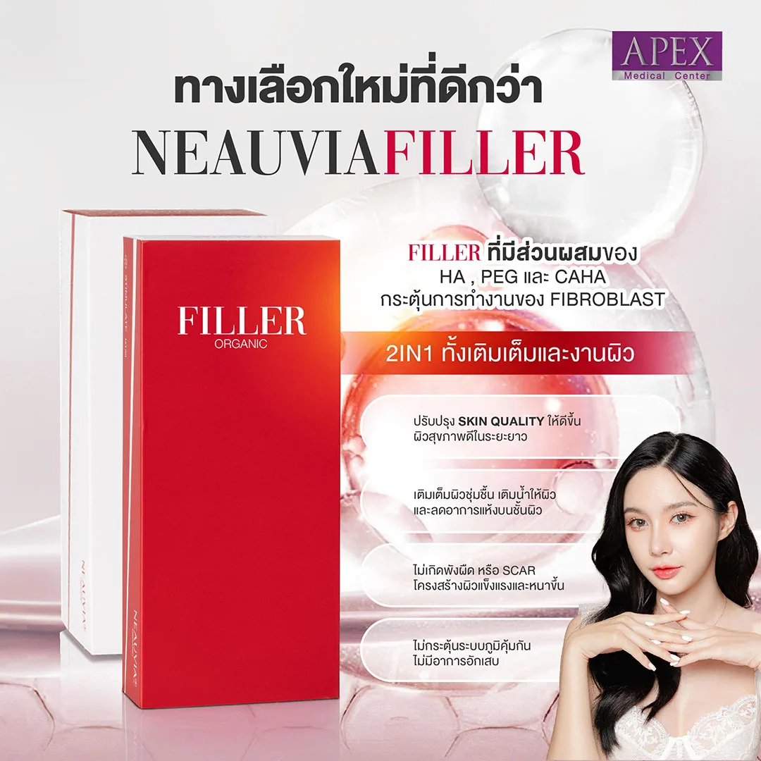 ทางเลือกใหม่ที่ดีกว่า โปรแกรม Original Filler by Neauvia Filler ฟิลเลอร ...